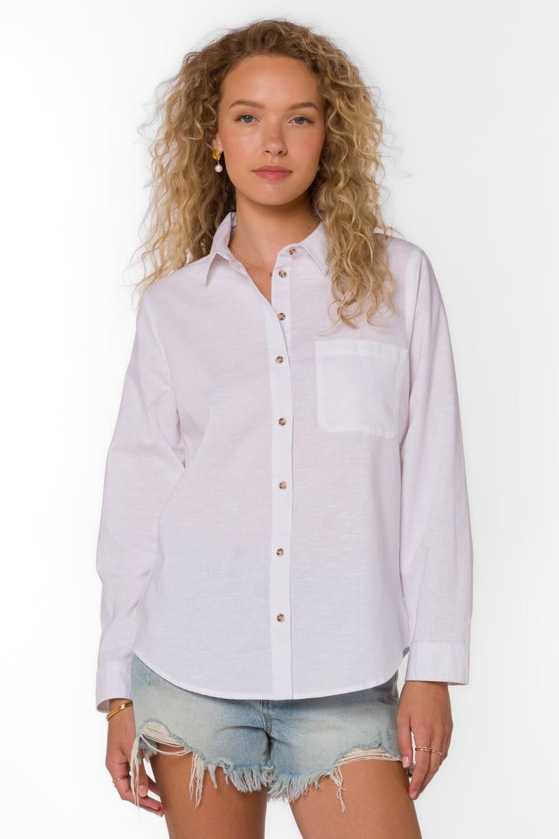 Bella Button Down Blouse – Boho Lifestyle