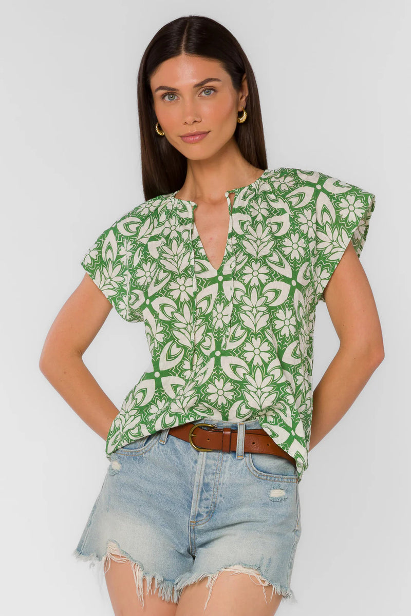 Geo Bloom Blouse – Boho Lifestyle