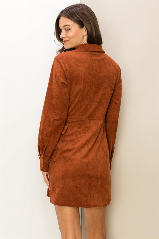 Spiced Rum Mini Dress – Boho Lifestyle